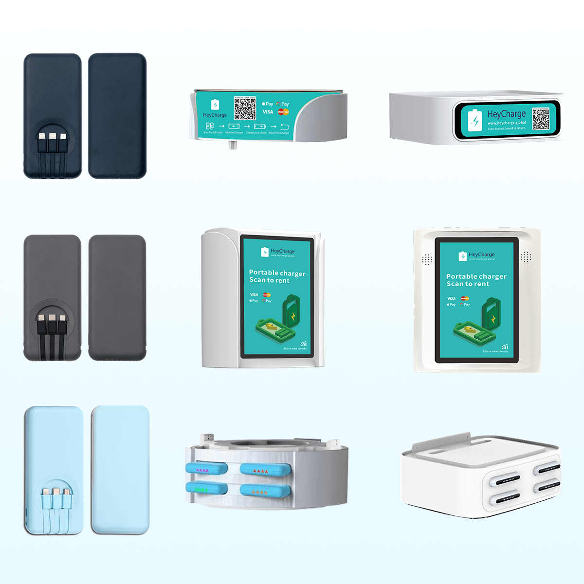Smart Shared Power Bank Accessories HeyCharge