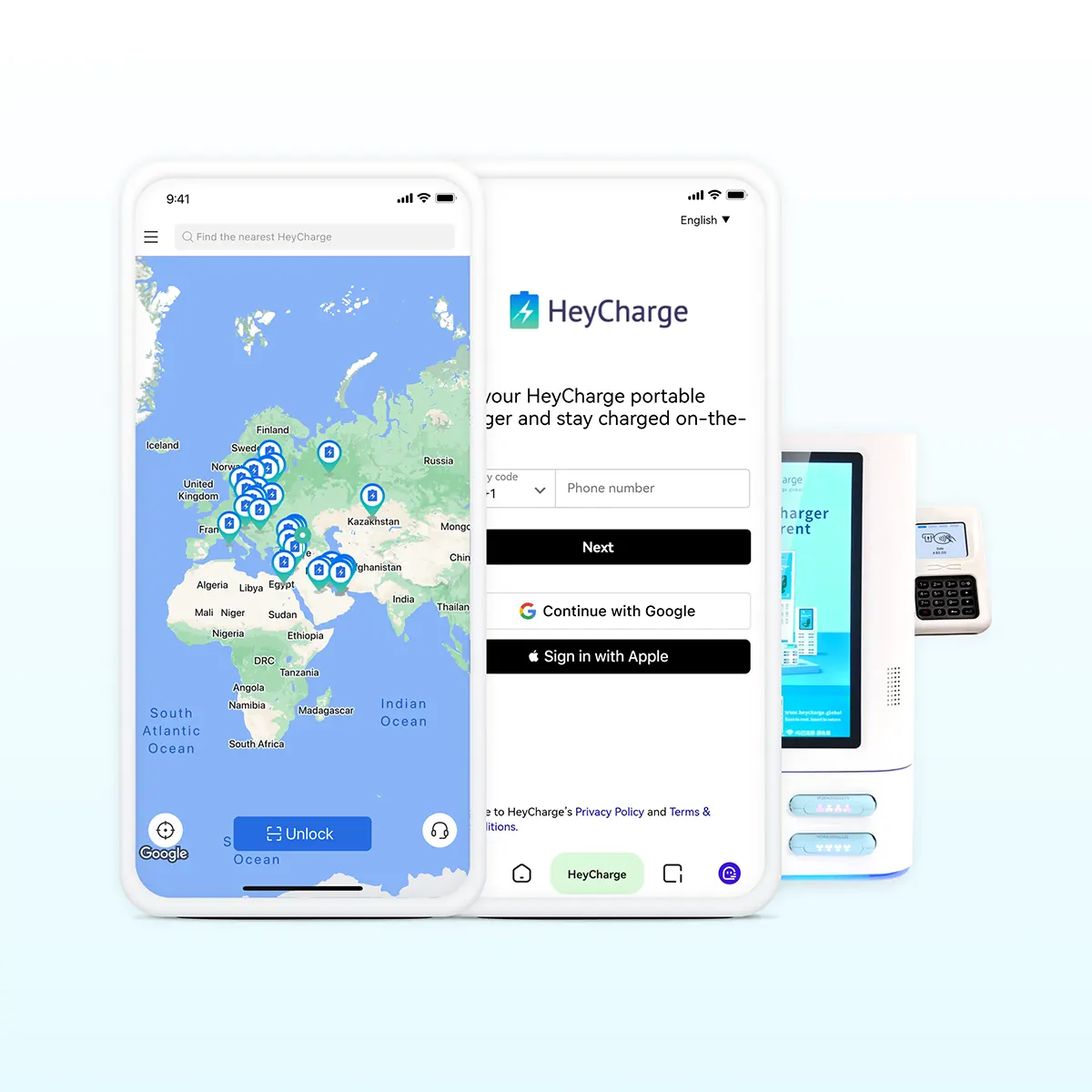 HeyCharge Shared Power Bank App for User Solution